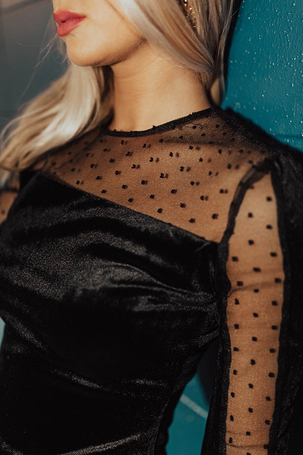 Ritz And Romance Velvet Dress • Impressions Online Boutique