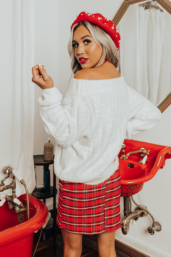 Cuddle Weather Ultra Soft Sweater In Ivory • Impressions Online Boutique