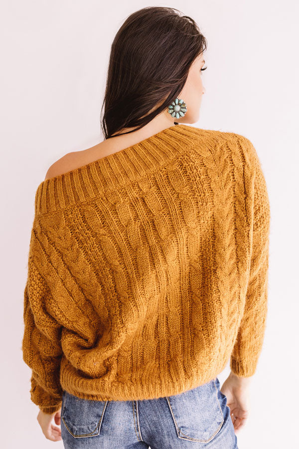 Cuddle Weather Ultra Soft Sweater In Copper • Impressions Online Boutique