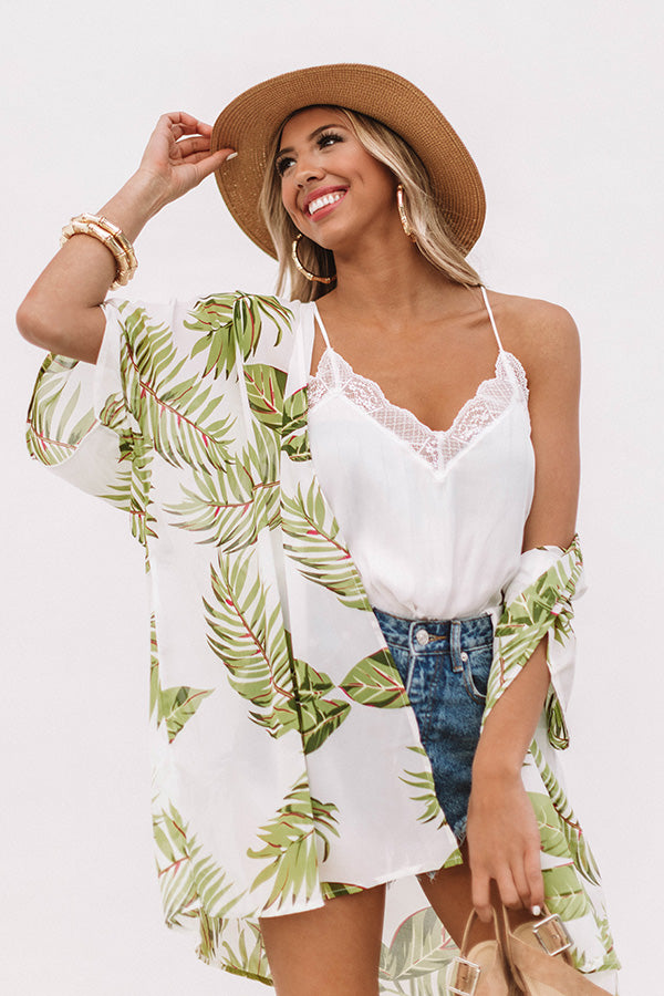 Caribbean Crush Overlay In Ivory • Impressions Online Boutique