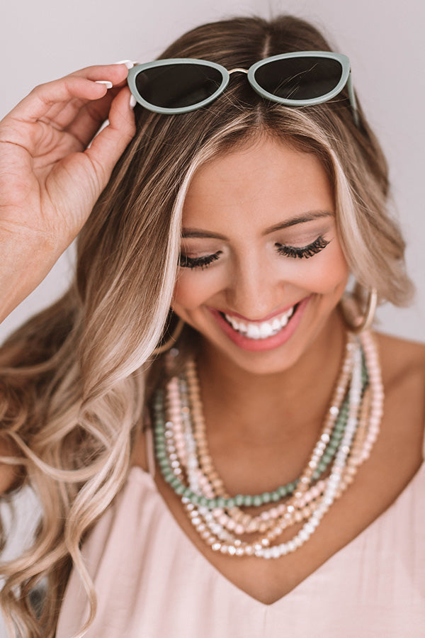 Catching Rays Sunnies In Mint • Impressions Online Boutique