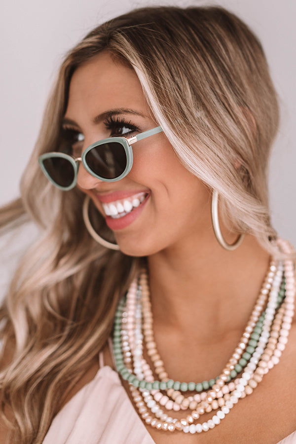 Catching Rays Sunnies In Mint • Impressions Online Boutique