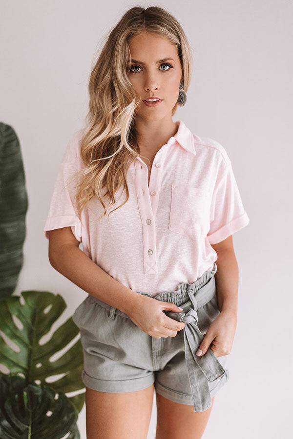 Country Club Chic Shift Top In Light Pink • Impressions Online Boutique