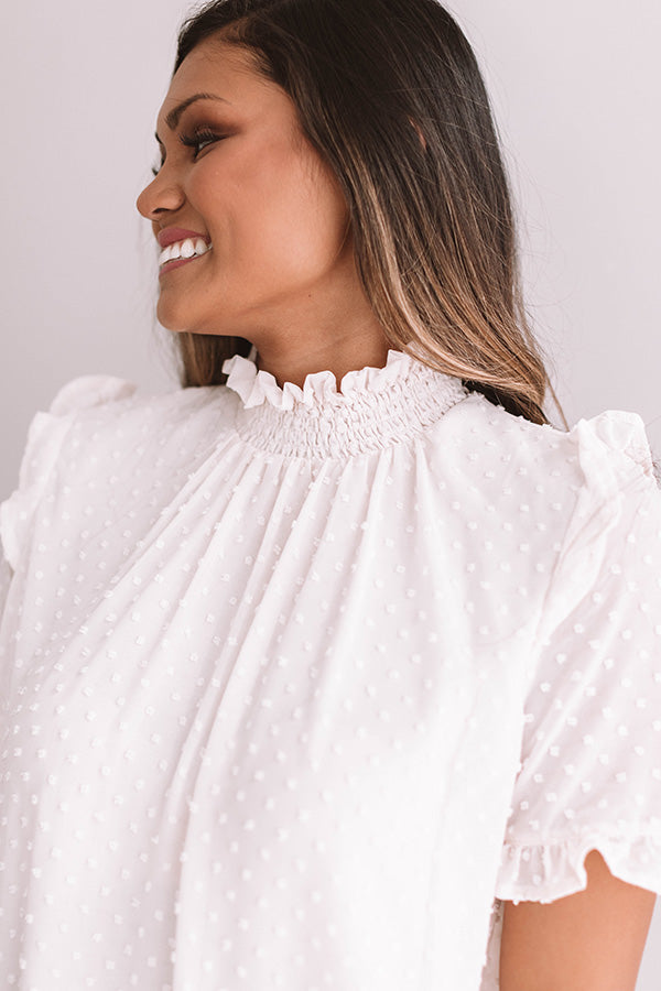 The Sweet One Shift Top in Champagne • Impressions Online Boutique