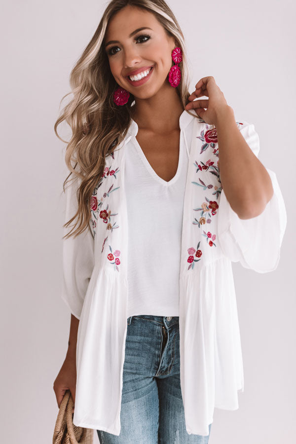 Dazzling Details Embroidered Overlay – Impressions Online Boutique