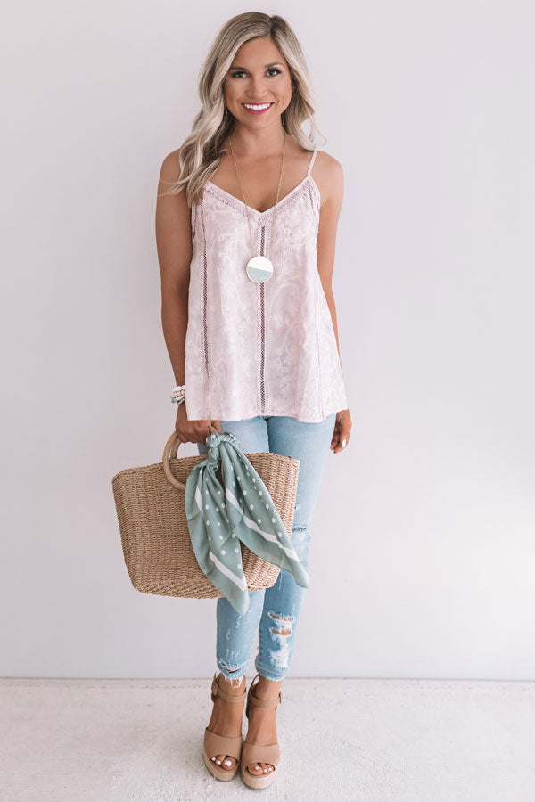 Bella Beautiful Embroidered Tank • Impressions Online Boutique