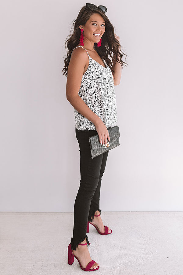 Jetset To Bali Shift Tank in Ivory • Impressions Online Boutique