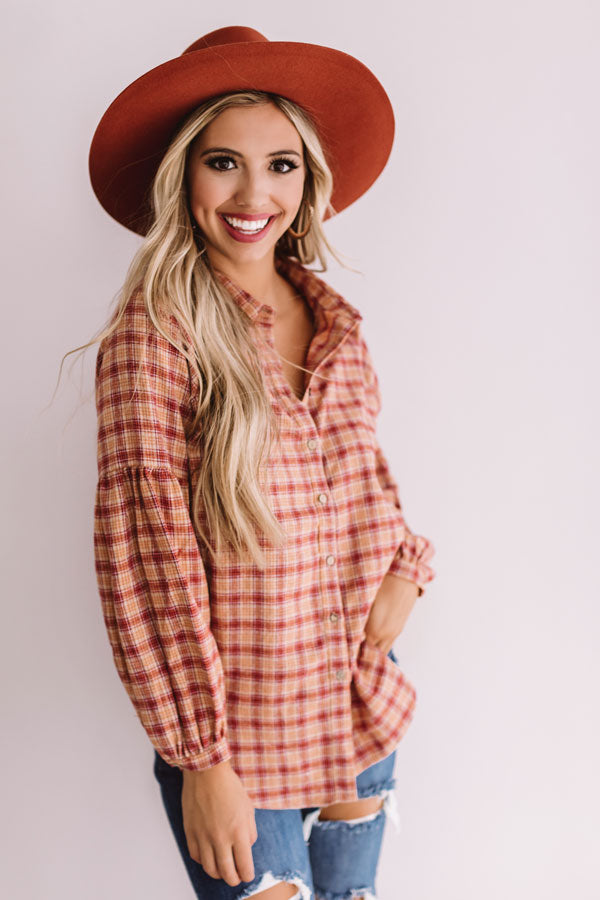 Candid And Casual Plaid Button Up – Impressions Online Boutique