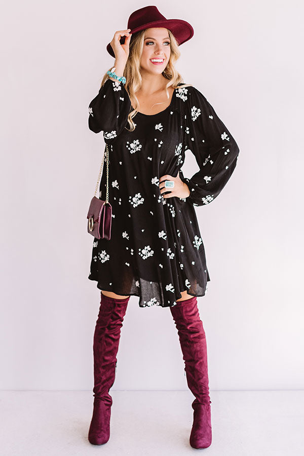 Vail And Vino Embroidered Shift Dress • Impressions Online Boutique