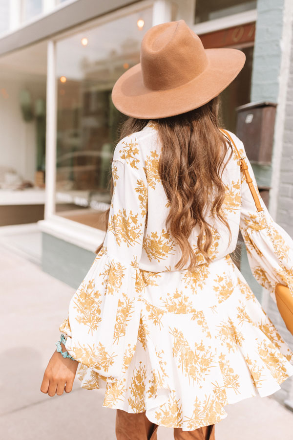 Chic Style Floral Dress • Impressions Online Boutique