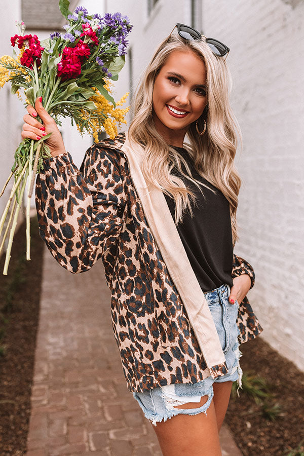 Crisp Weather Kisses Leopard Jacket – Impressions Online Boutique