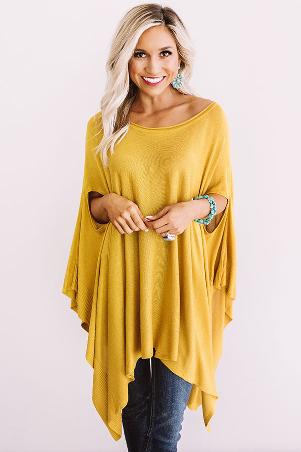 Dance Until Daylight Shift Tunic In Mustard – Impressions Online Boutique