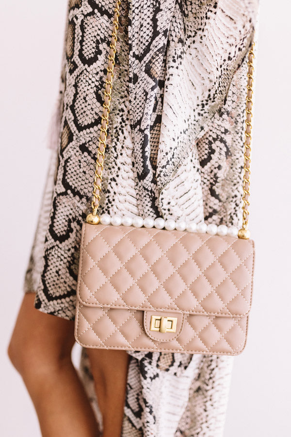 Fancy In France Faux Leather Purse in Mocha • Impressions Online Boutique