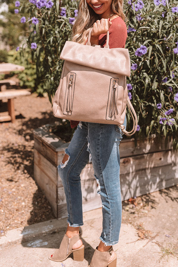 Swiss Alps Getaway Backpack In Birch • Impressions Online Boutique