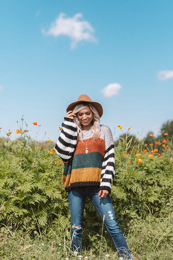 Bonfire Beautiful Knit Sweater • Impressions Online Boutique