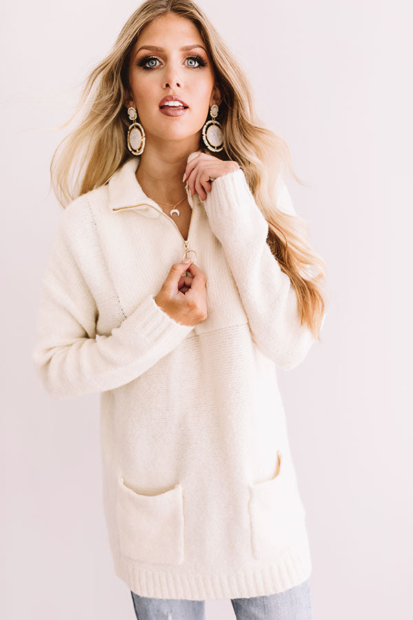 Pumpkin Spicy Knit Pullover In Cream – Impressions Online Boutique
