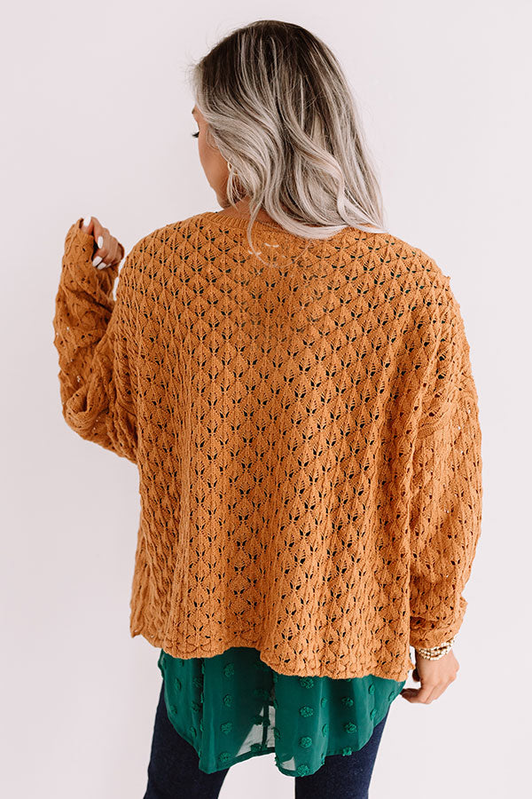 Sweet As Pumpkin Pie Knit Sweater • Impressions Online Boutique