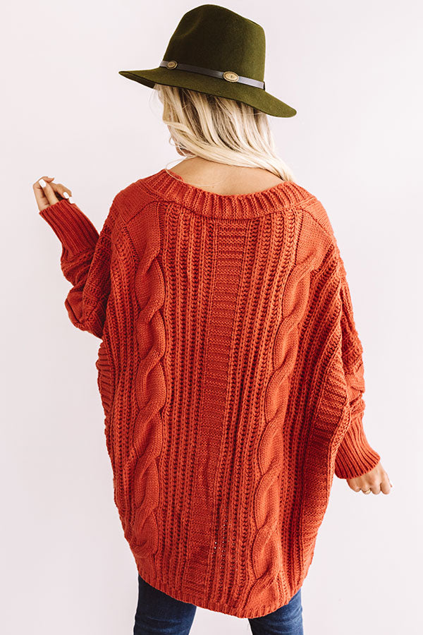 Autumn Debut Cable Knit Cardigan • Impressions Online Boutique