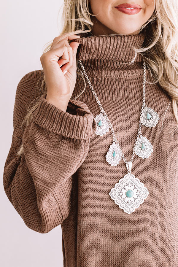 Fallin' For Autumn Knit Sweater In Brown • Impressions Online Boutique