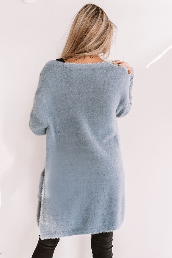 New Views Ultra Soft Cardigan In Airy Blue • Impressions Online Boutique