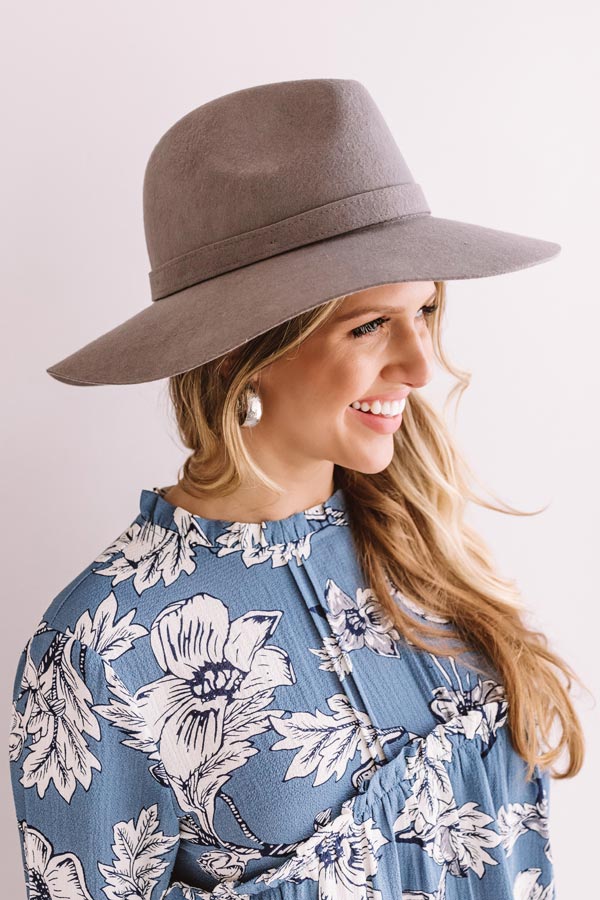 Classic Moment Wool Hat in Dark Grey • Impressions Online Boutique