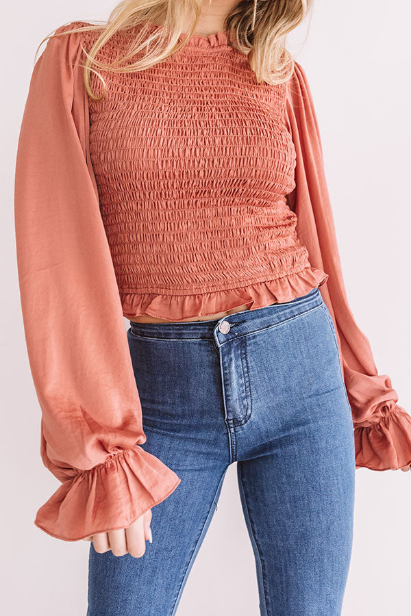 Sparkling Personality Smocked Top • Impressions Online Boutique