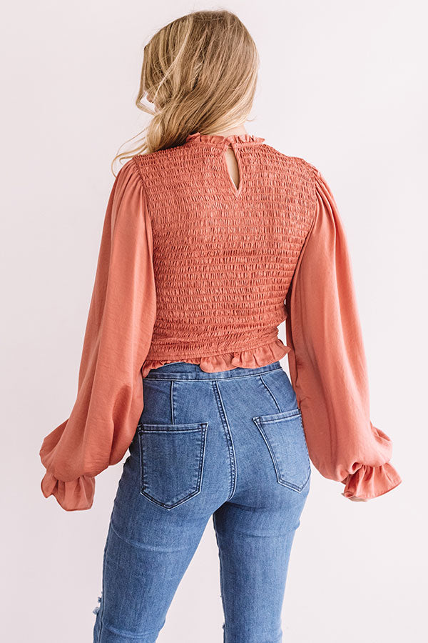 Sparkling Personality Smocked Top • Impressions Online Boutique