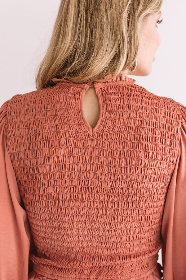 Sparkling Personality Smocked Top • Impressions Online Boutique