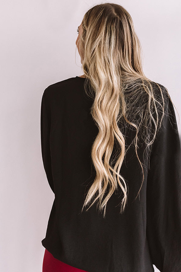 Set For Success Shift Top In Black • Impressions Online Boutique