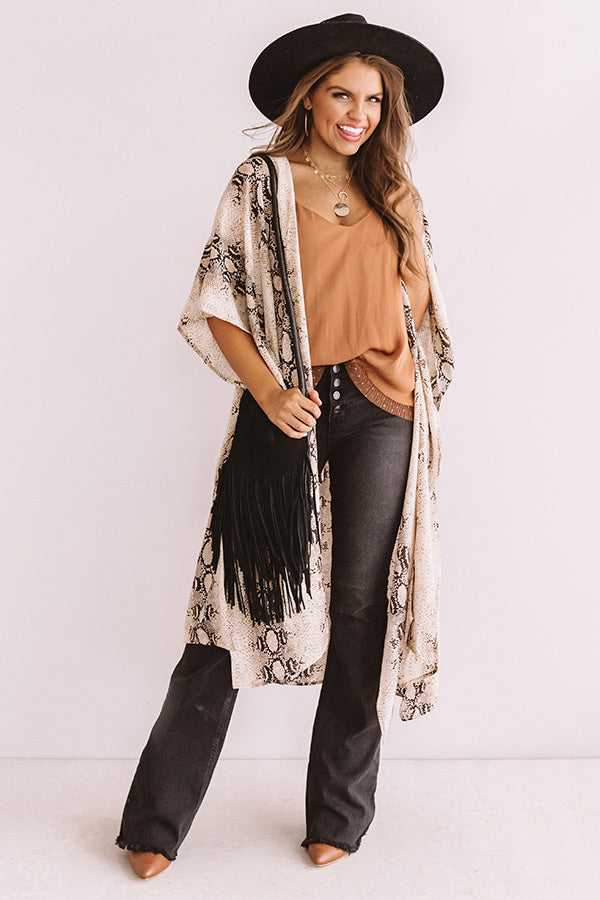 Pretty Endeavors Snake Print Overlay • Impressions Online Boutique