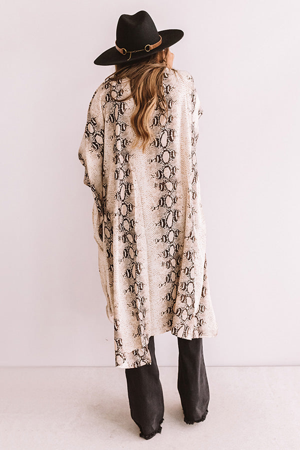 Pretty Endeavors Snake Print Overlay • Impressions Online Boutique