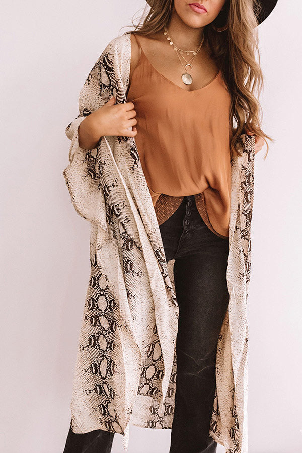 Pretty Endeavors Snake Print Overlay • Impressions Online Boutique