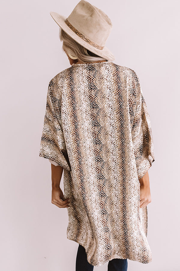 Call Of The Wild Satin Snake Print Overlay • Impressions Online Boutique