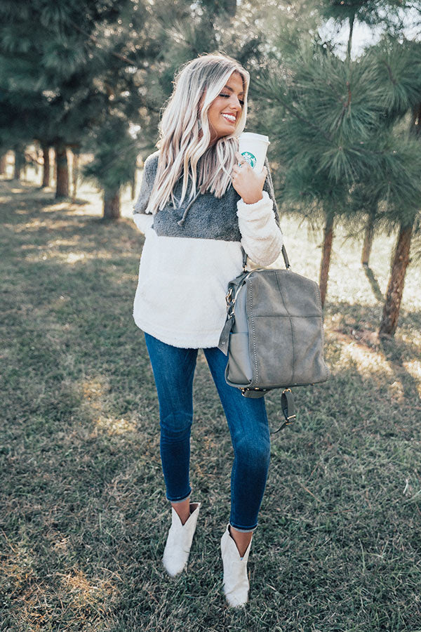 Cute And Cuddly Hoodie In Olive • Impressions Online Boutique