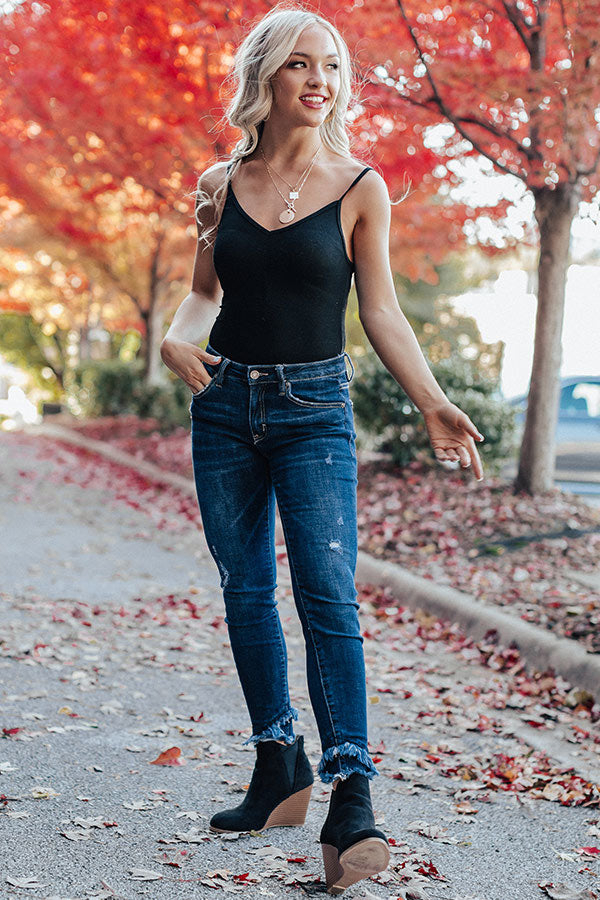 Happiness Beyond Measure Bodysuit In Black • Impressions Online Boutique