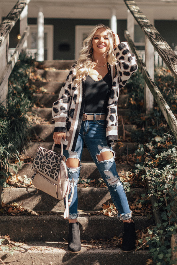 Craving Cuddles Leopard Cardigan • Impressions Online Boutique