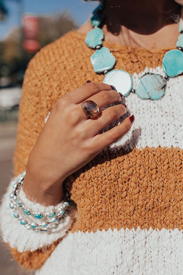 The Latest in Luxury Ring in Camel – Impressions Online Boutique