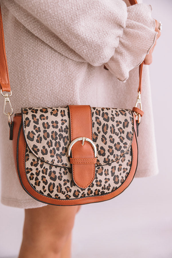 Showing Off Leopard Crossbody In Pumpkin – Impressions Online Boutique