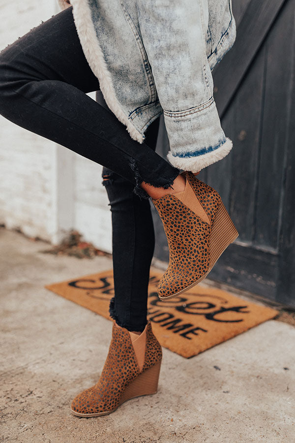 The Cort Faux Suede Cheetah Bootie – Impressions Online Boutique