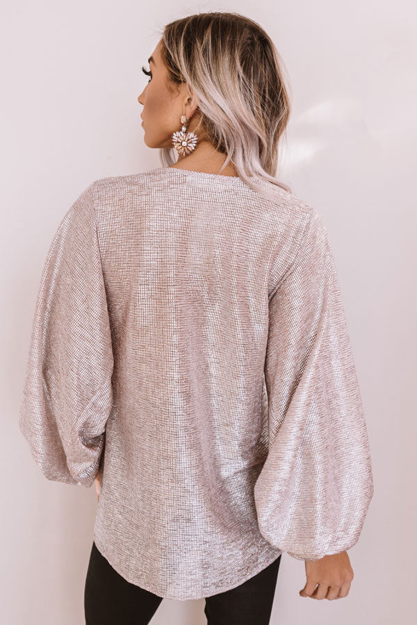 Laid Back Luxury Shimmer Shift Top • Impressions Online Boutique