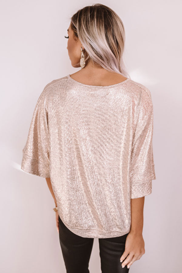 Link To Luxury Shimmer Shift Top • Impressions Online Boutique