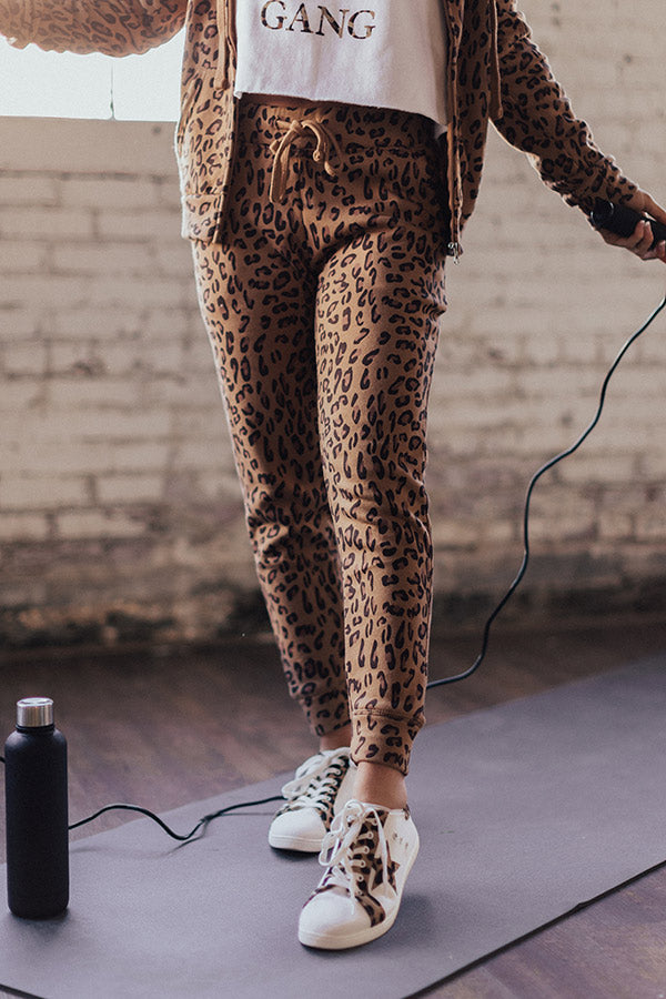 Cozy Express Leopard Joggers • Impressions Online Boutique