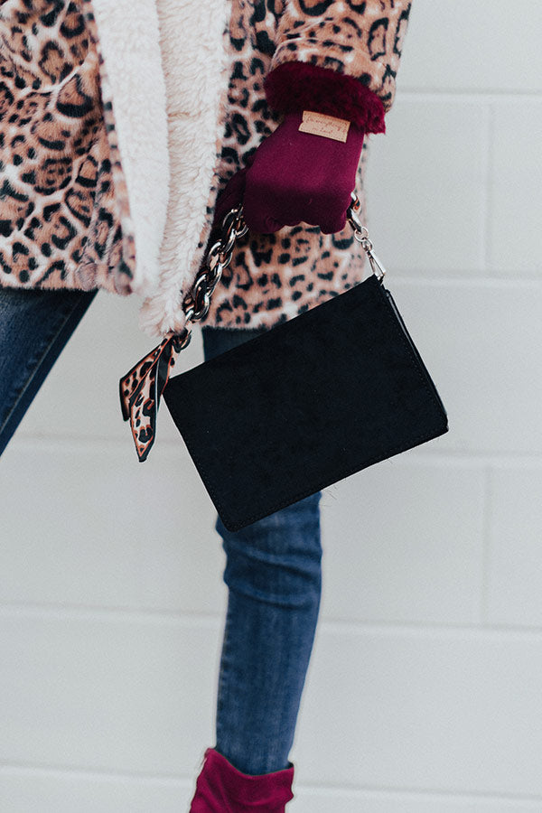 Party Bound Faux Suede Purse • Impressions Online Boutique