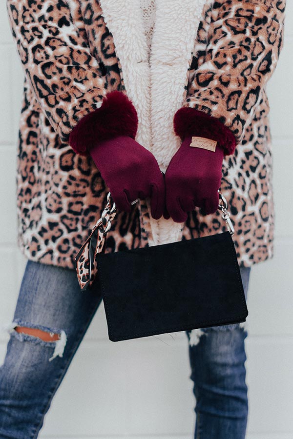 Party Bound Faux Suede Purse • Impressions Online Boutique