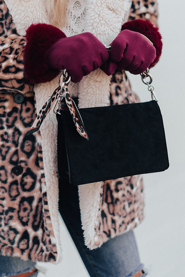 Party Bound Faux Suede Purse • Impressions Online Boutique