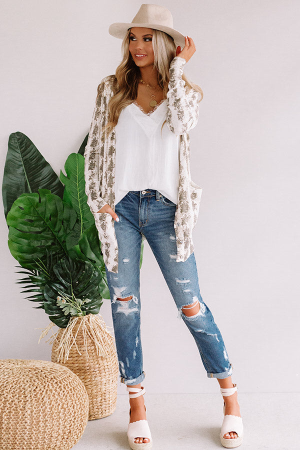 Chance To Charm Snake Print Cardigan • Impressions Online Boutique