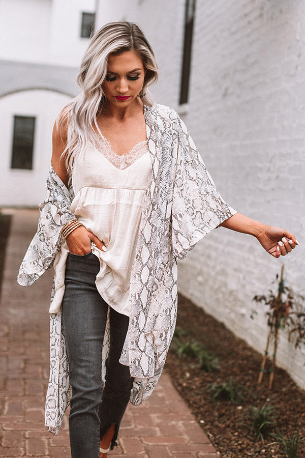 Party Anthem Snake Print Overlay – Impressions Online Boutique