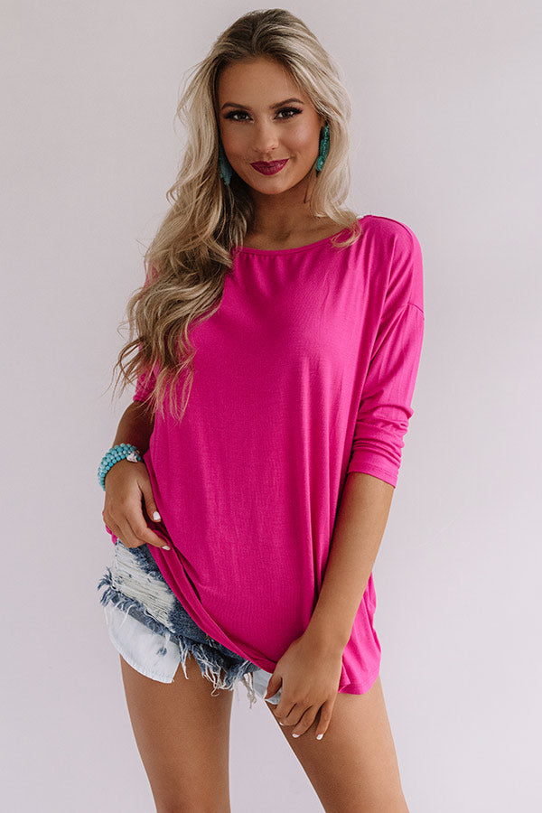 Whirland Wonderful Shift Top In Pink – Impressions Online Boutique