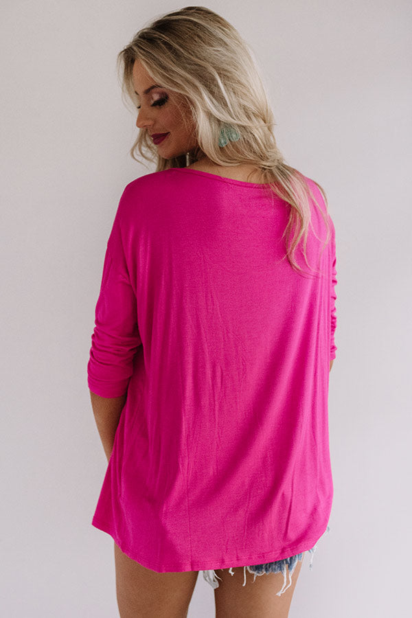 Whirland Wonderful Shift Top In Pink – Impressions Online Boutique