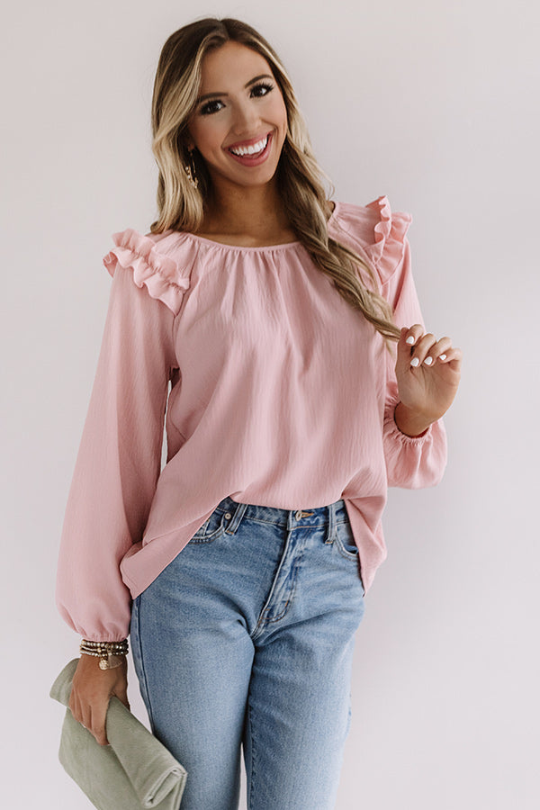 Bonding Over Brunch Shift Top In Pink • Impressions Online Boutique